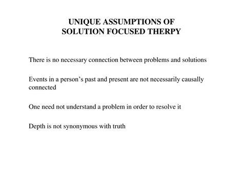 Ppt Solution Focused Therapy Powerpoint Presentation Free Download