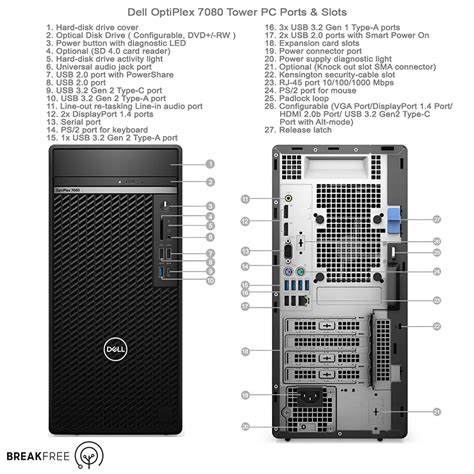 Dell Optiplex 7080 Tower Pc I7 10700 48ghz 16gb Ram 500gb Ssd