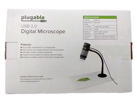 Plugable Usb Digital Magnifier Microscope Camera W Stand