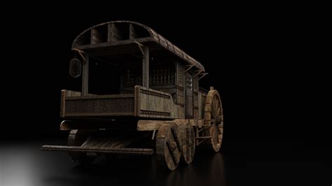 3d Medieval Prison Vehicle Turbosquid 1868215