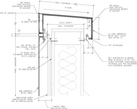 Aluminum Coping Details