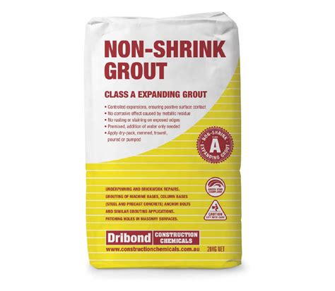 Dribond Non Shrink Grout The Waterstop Shop