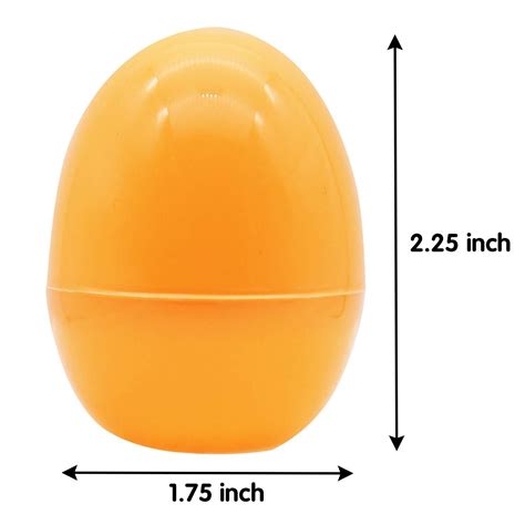 Orange Plastic Easter Egg