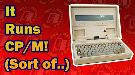 A Rare Cpm Laptop The Microoffice Roadrunner Youtube