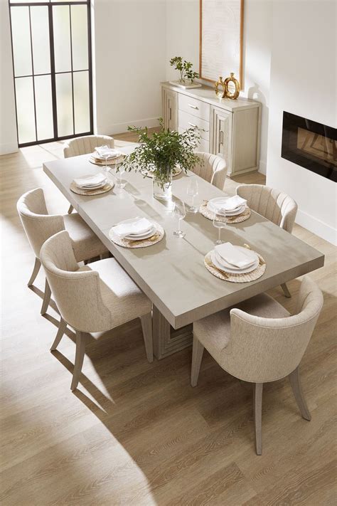Fresh Perspective Cascade Extendable Dining Table Dovetail Grey Leons