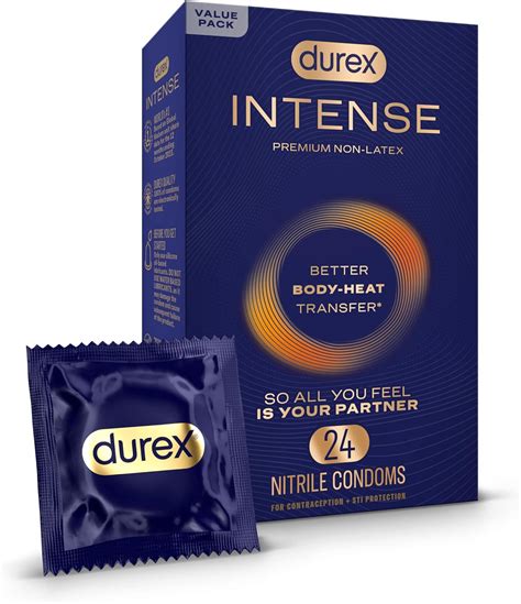 Durex Intense Nitrile Condoms Ultra Thin Premium Non Latex