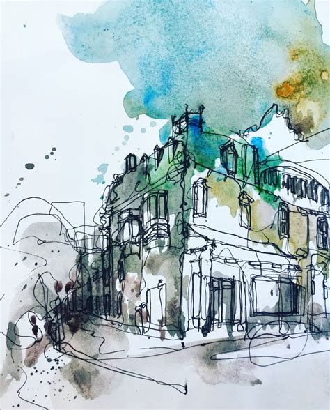 Urban Sketching Watercolours Taunton Based Marketing Professional And