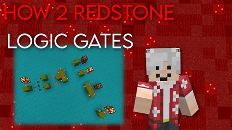 How 2 Redstone Logic Gates Youtube