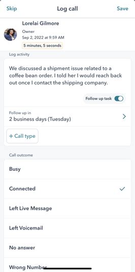 Make Calls From The Hubspot Mobile App
