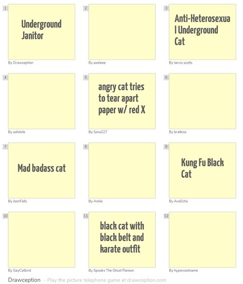 Underground Janitor Drawception