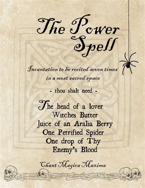 Potions And Spells Pages Printable Book Of Shadows Witchcraft Magic Etsy