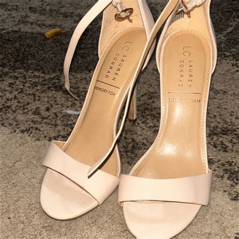 Lc Lauren Conrad Shoes Lc Lauren Conrad Womens Nude Heeled Sandals