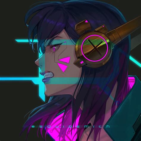 Safebooru 1girl Angry Artist Name Bared Teeth Black Background