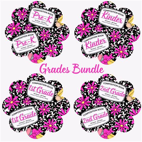 Ready To Ship 1st Grade Composition Notebook Exclusive Premium Fa