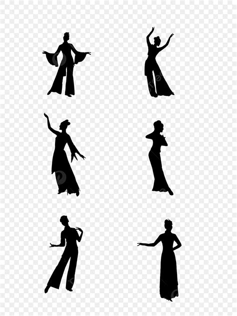 Classical Dance Clipart Bw