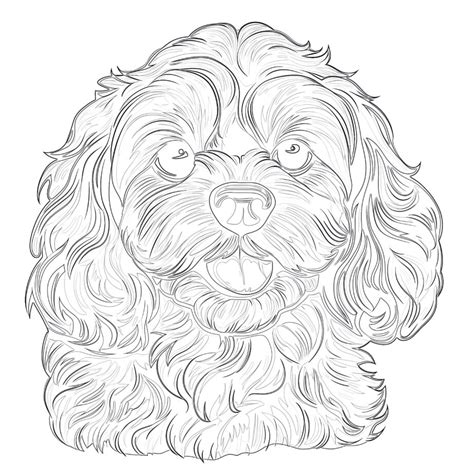 Cavapoo Coloring Pages Coloring Pages Mimi Panda