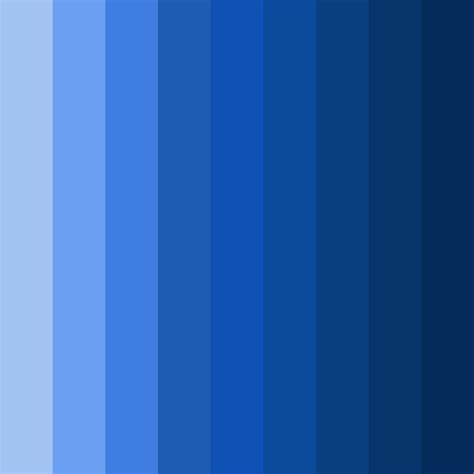 Shades Of Blue Color Palette Colordrop