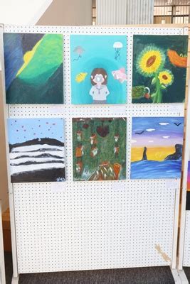 美術課題展示 山梨県立青洲高等学校