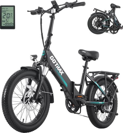 Gotrax R2 20 Folding Electric Bike For Adults 3 Fat Tires 48v
