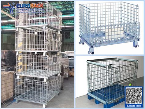 Wire Mesh Pallet Small Parts Storage Device