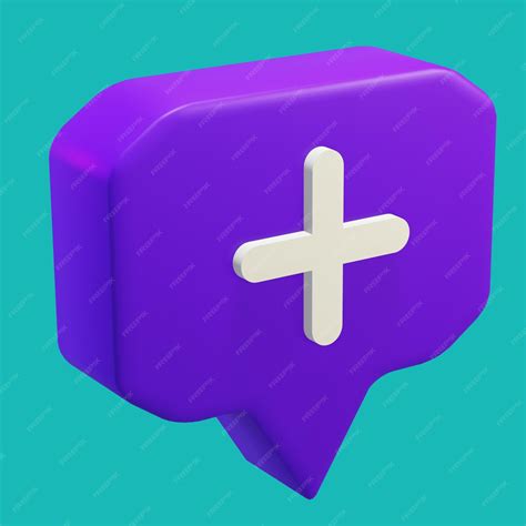 Premium Psd Free Psd File 3d Rendering Bubble Chat With Purple Box