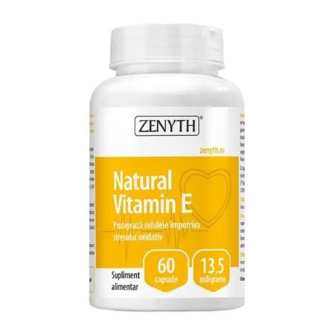 Vitamīns E Natural Vitamin E 60 Kapsulas Fitfactory