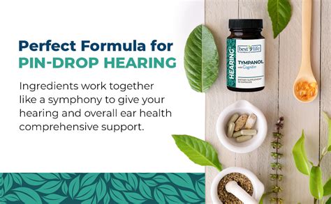 Best Life Herbals Tympanol Hearing Supplement With