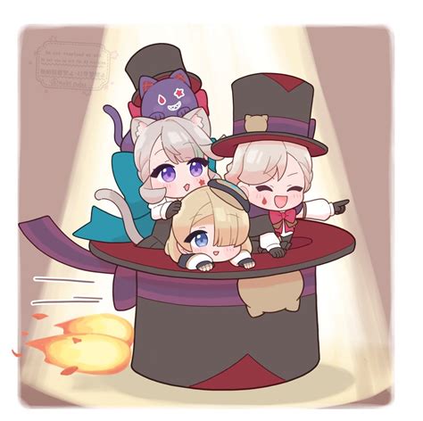 Nobinoba Freminet Genshin Impact Lynette Genshin Impact Lyney