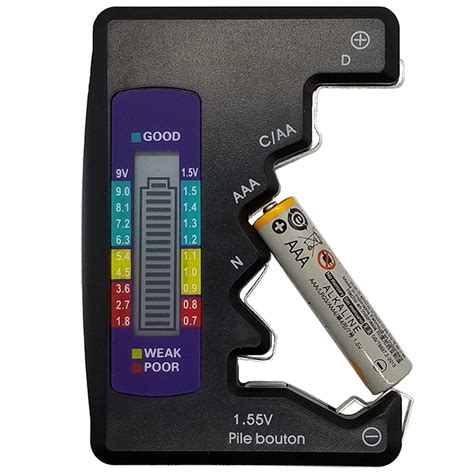 Tester Probador De Pilas Baterías Digital Lider