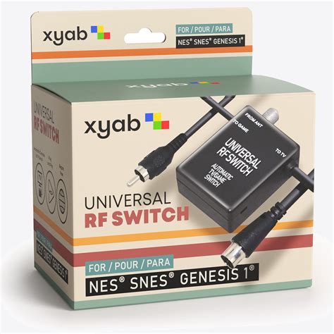 3 In 1 Rf Switch For Nes® Snes® Genesis 1® Xyab