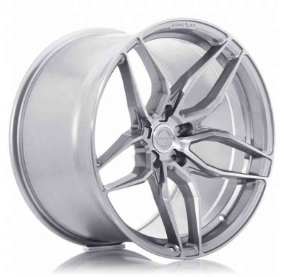 Llanta Concaver Cvr3 22x10 Et20 64 Blank Titanio Cepillado Concaver