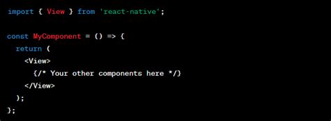 React Native Component View