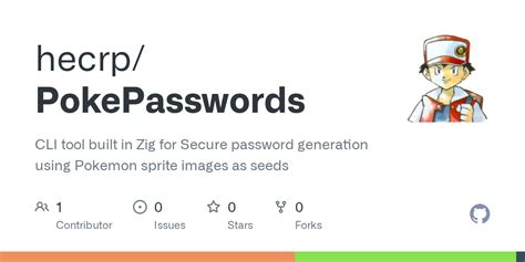 Github Hecrppokepasswords Cli Tool Built In Zig For Secure Password