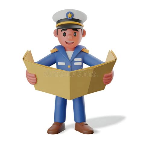 Cartoon Marine Navigator Stock Illustrations 450 Cartoon Marine