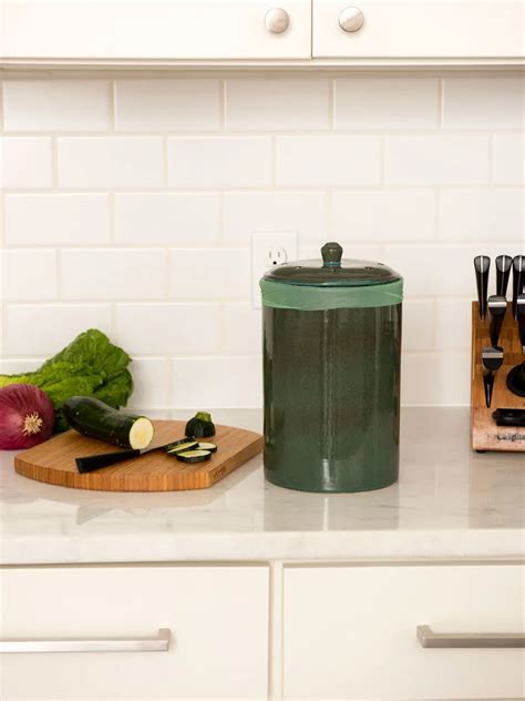 Tall Ceramic Compost Crock Gardeners Supply Compost Beautiful