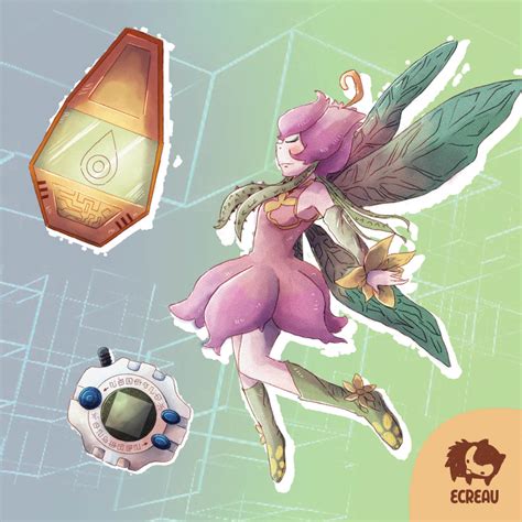 Lilimon Digimon Digimon Adventure Highres Crests Digimon Digimon