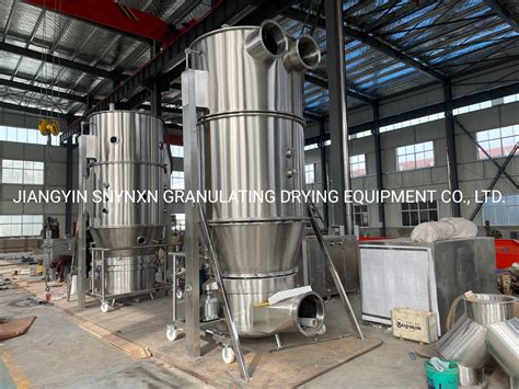 Food Chemical Pharmaceutical Powder Granules Fluid Fluidized Bed Drying