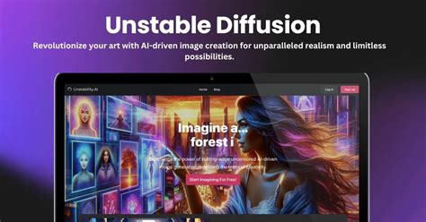 Unstable Diffusion Ai Image Generator Tool For Unfiltered Visuals