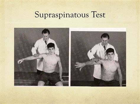 Ppt Shoulder Tendinitis Tests And Symptoms Powerpoint Presentation