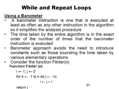 Analysis Of Algorithm Lecture 3 Recurrence Control Structure