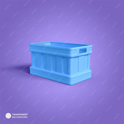 Premium Psd Plastic Container Icon Isolated 3d Render Illustration