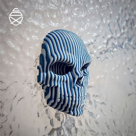 3d Printable Quantum Skull By Pipecox