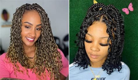 45 Stunning Bohemian Braids And Boho Box Braids Hairstyles 2025 Curly