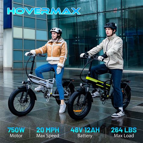 Hovermax Hk10m 750w Electric Bike All Terrain Fat Tire Ebike With 7