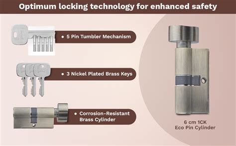 Godrej Mortise Lock Handle Lock Set For Main And Bedroom Door Hdh 07