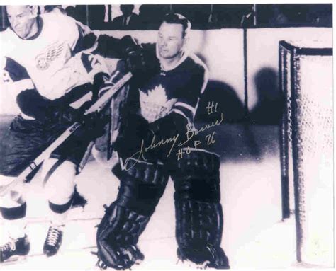 Autographed Johnny Bower 8x10 Maple Leafs Photo Main Line Autographs