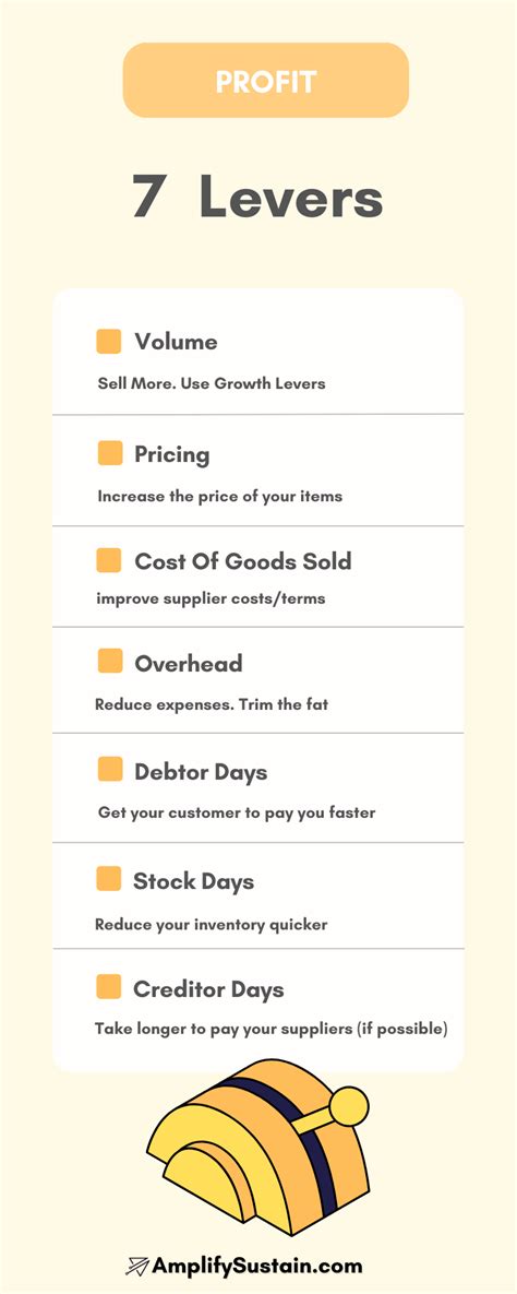 7 Levers All Companies Have To Increase Profits — Amplify And Sustain
