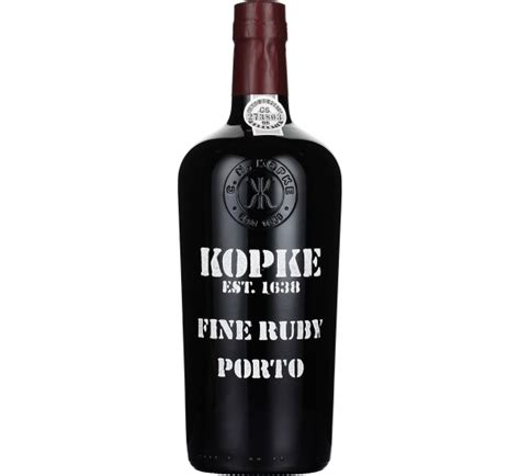 Fles Kopke Port Ruby 75cl Drankengroothandel Henk Smit Drankengroothandel Henk Smit