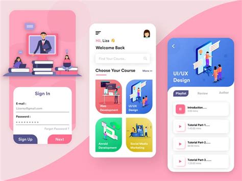 E Learning App Design Learning Website Design Elearning Design