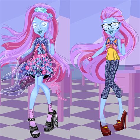 Monster High Kiyomi Haunterly Dress Up By Heglys On Deviantart